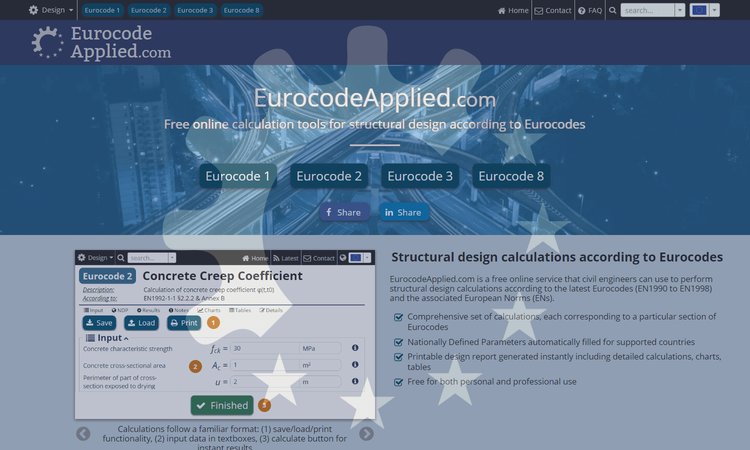 Eurocode Design & Calculation Tools for Structural Engineers